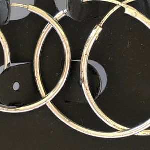 PRIMROSE | Jewelry | Primrose Sterling Silver Hoop Earrings 2 Pairs ...